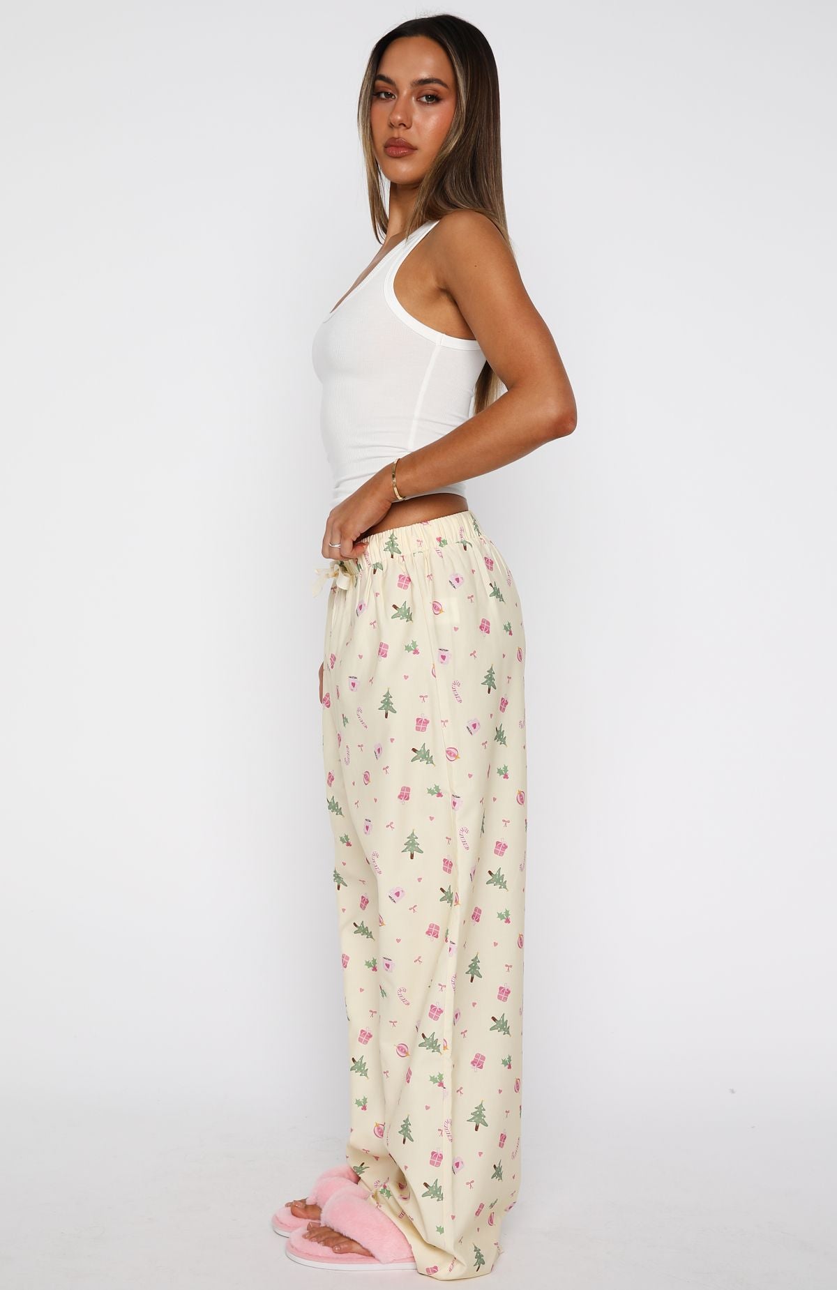 Sweetheart Pyjama Pants Festive Flicker | White Fox Boutique