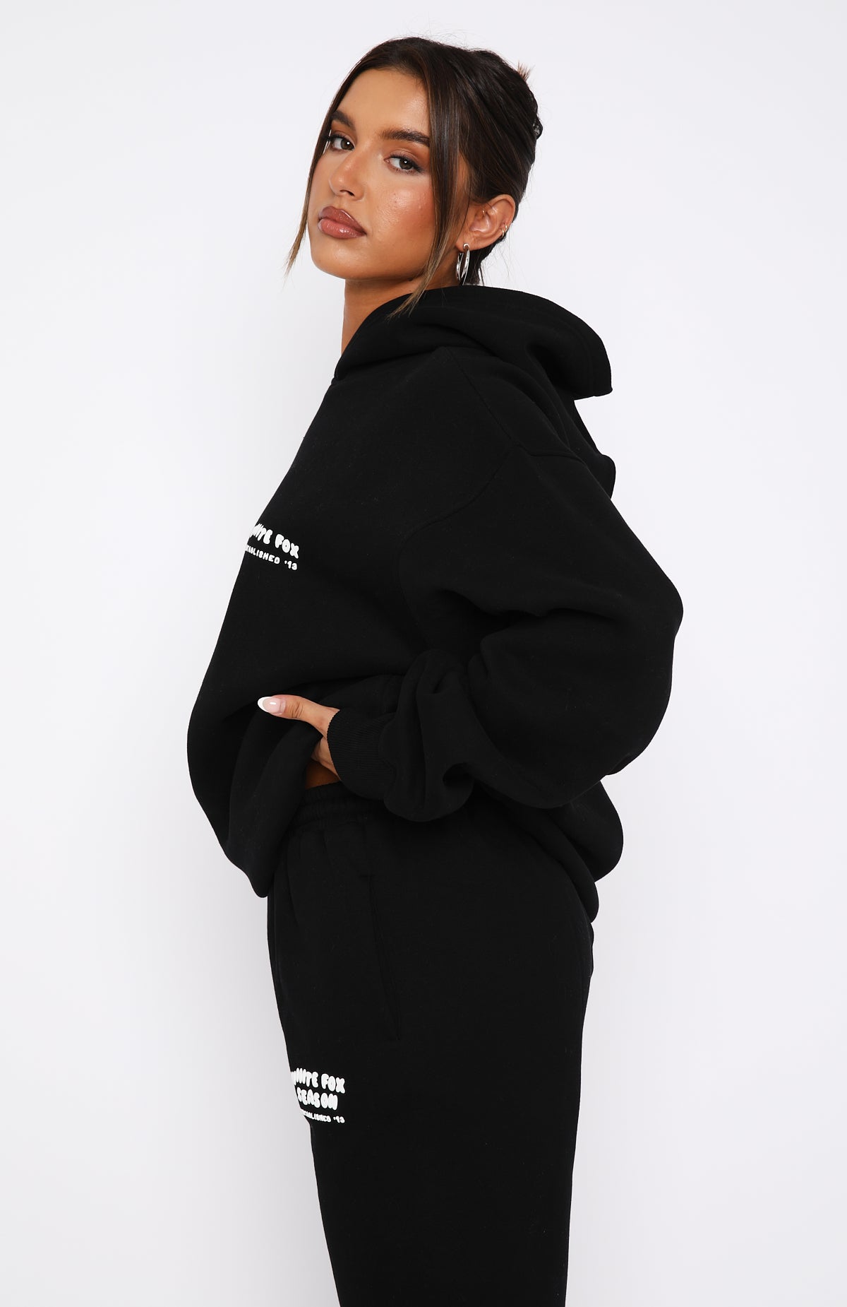 The Main Season Oversized Hoodie Black | White Fox Boutique The Main Season Oversized Hoodie Black | White Fox Boutique