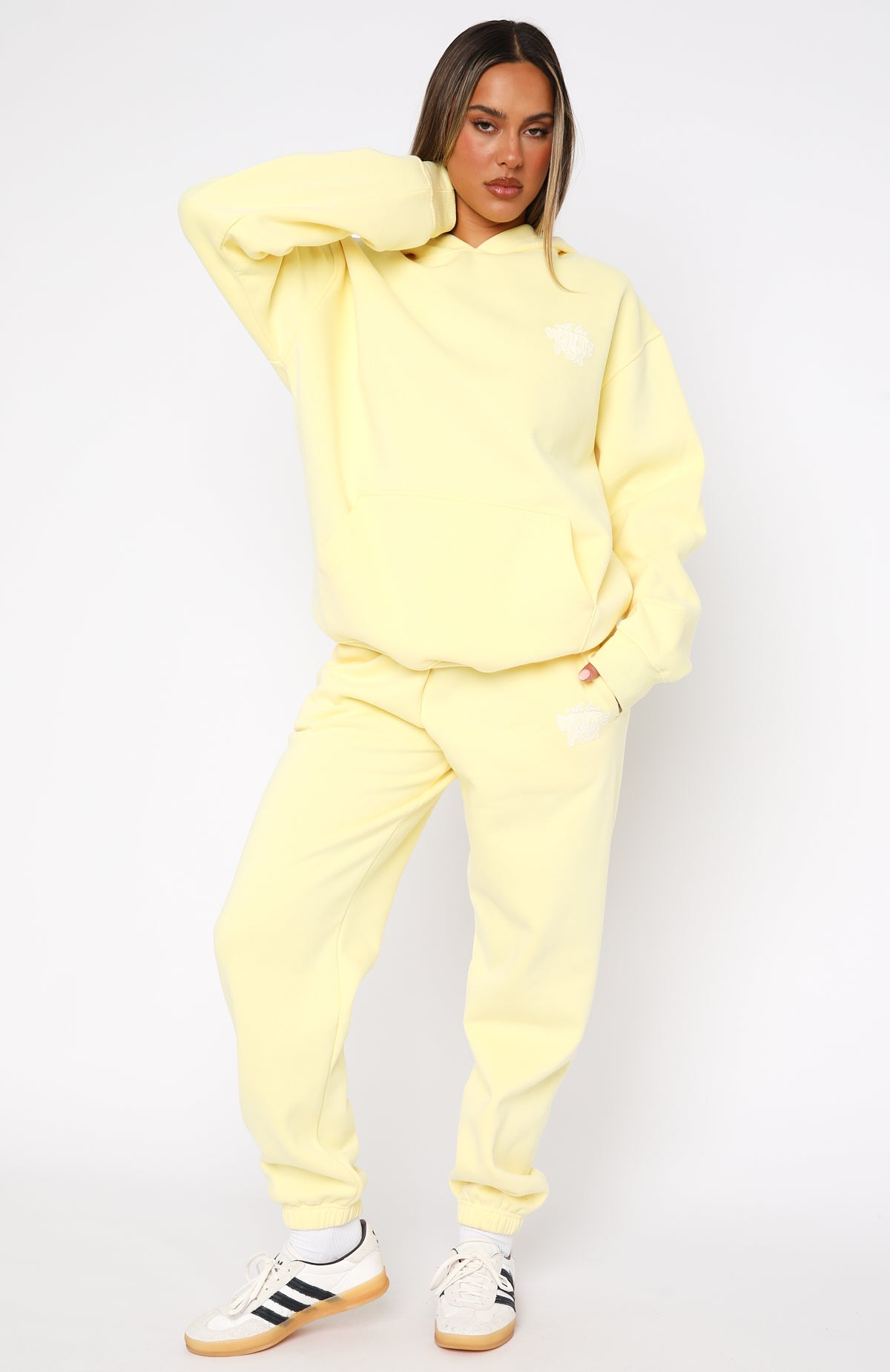 With Love Always Sweatpants Lemon | White Fox Boutique