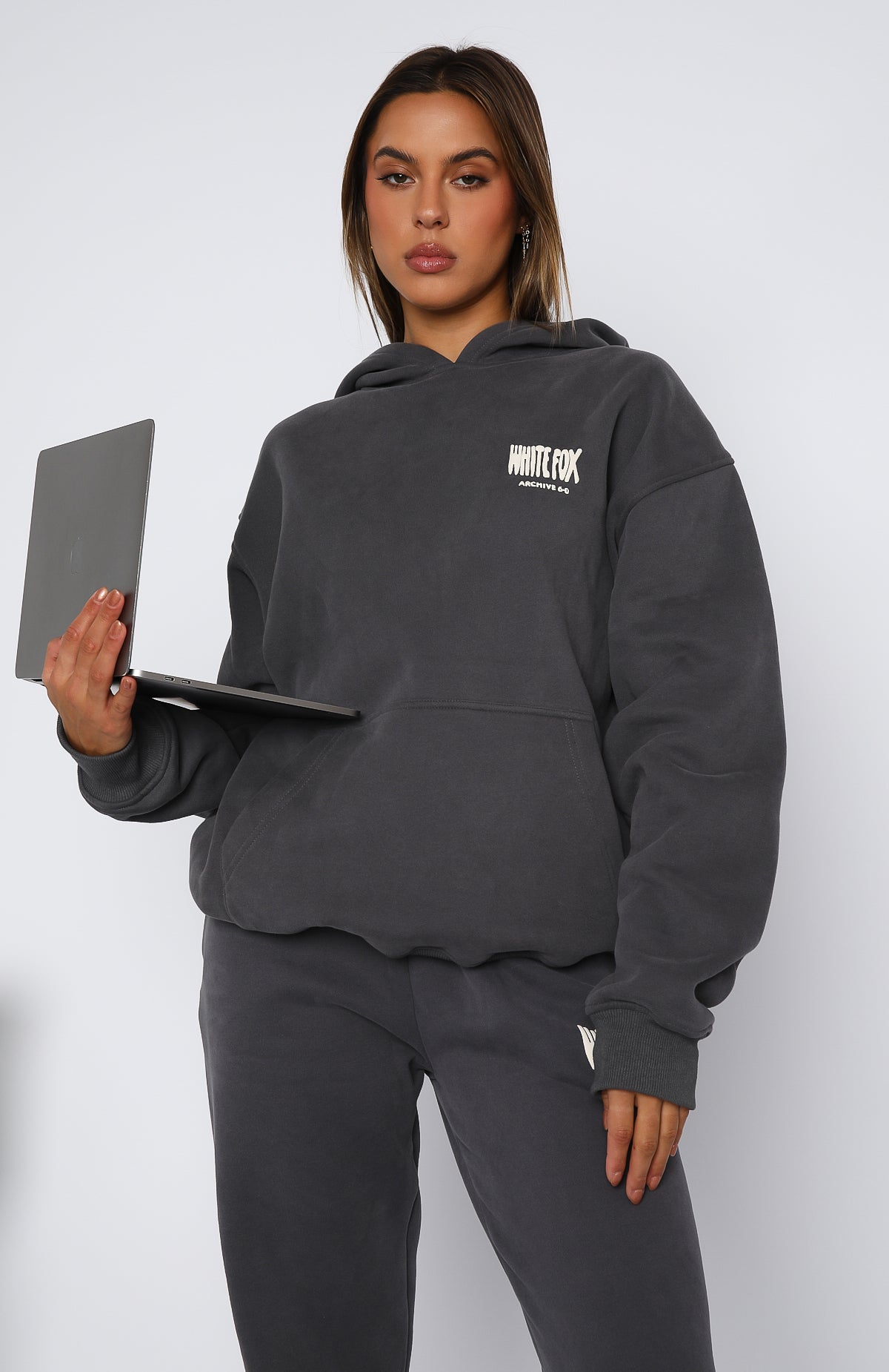 Archive 6.0 Oversized Hoodie Ash | White Fox Boutique