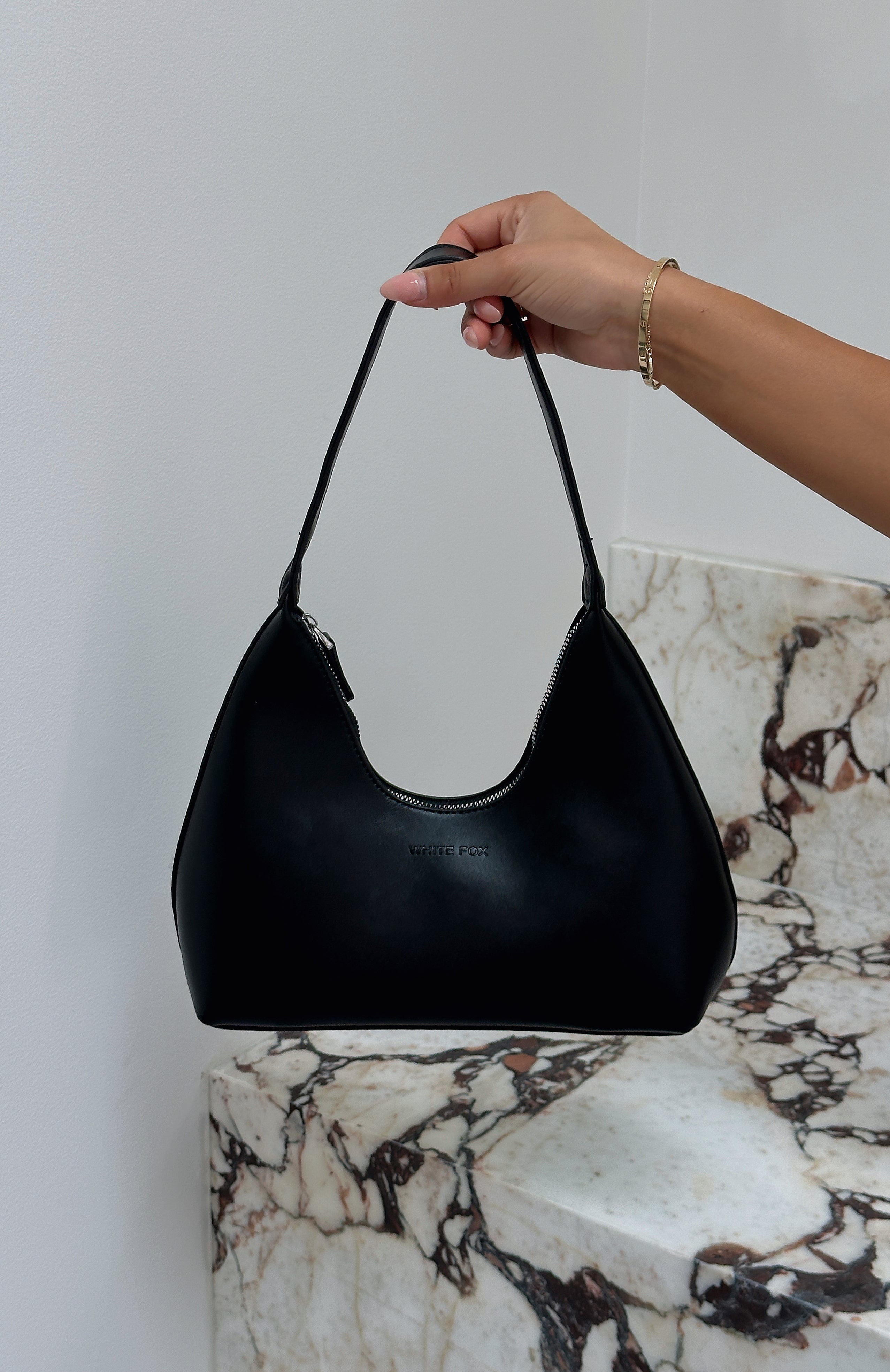 Becca Shoulder Bag Black | White Fox Boutique