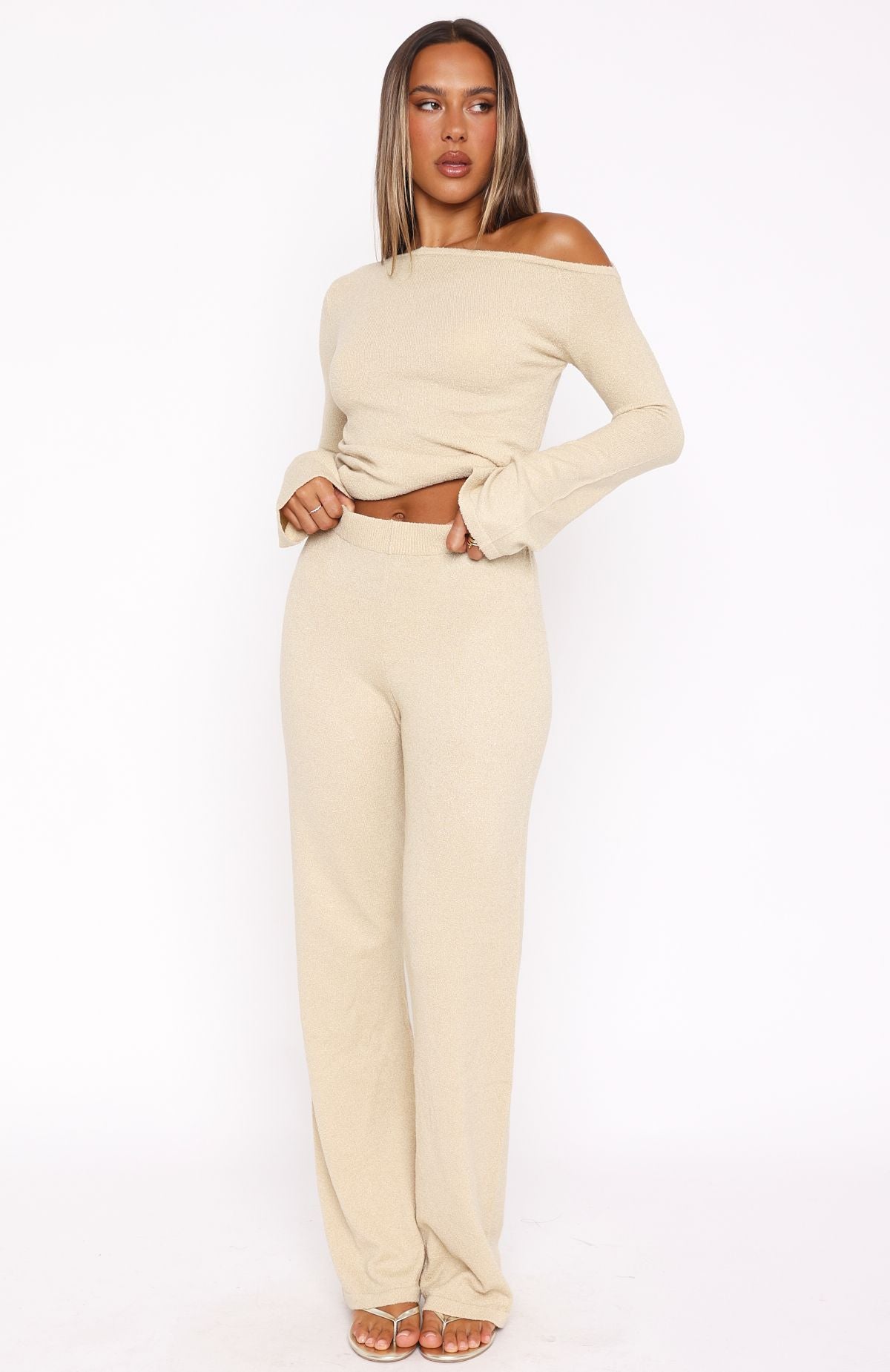 We'll Be Fine Pants Oat | White Fox Boutique