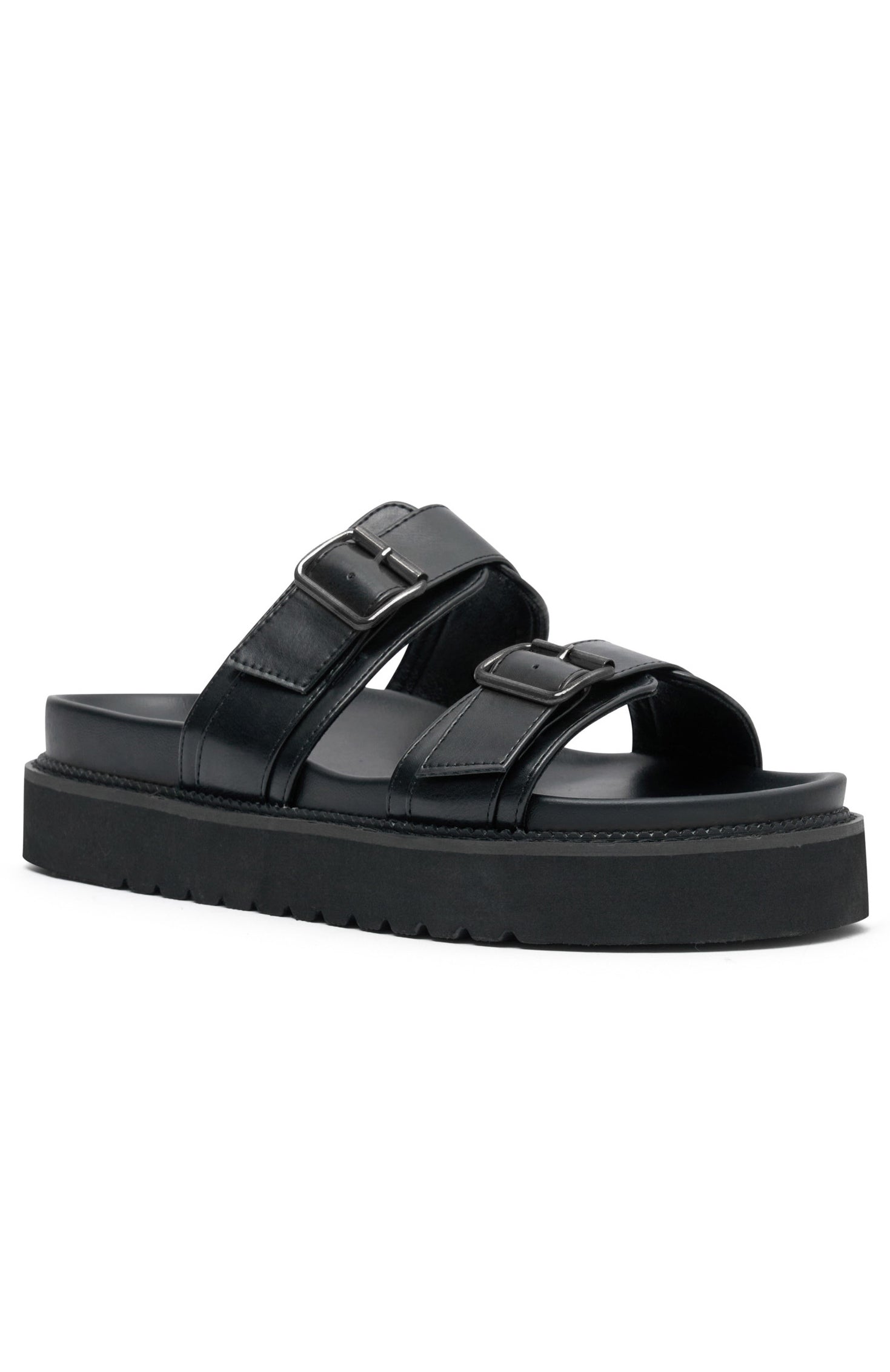 Mila Slides Black | White Fox Boutique