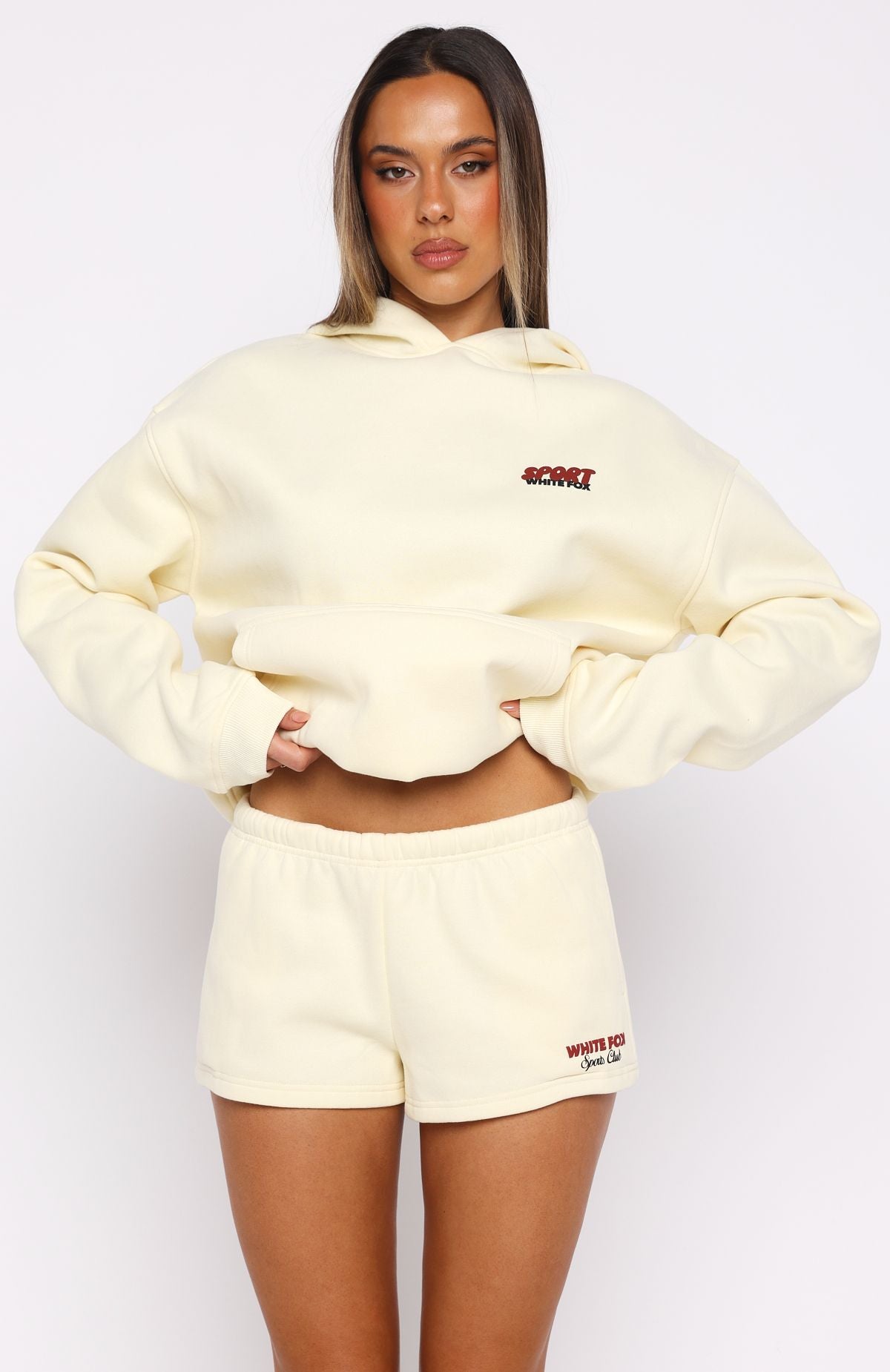 Club 14 Izzy Lounge Shorts Lemon | White Fox Boutique