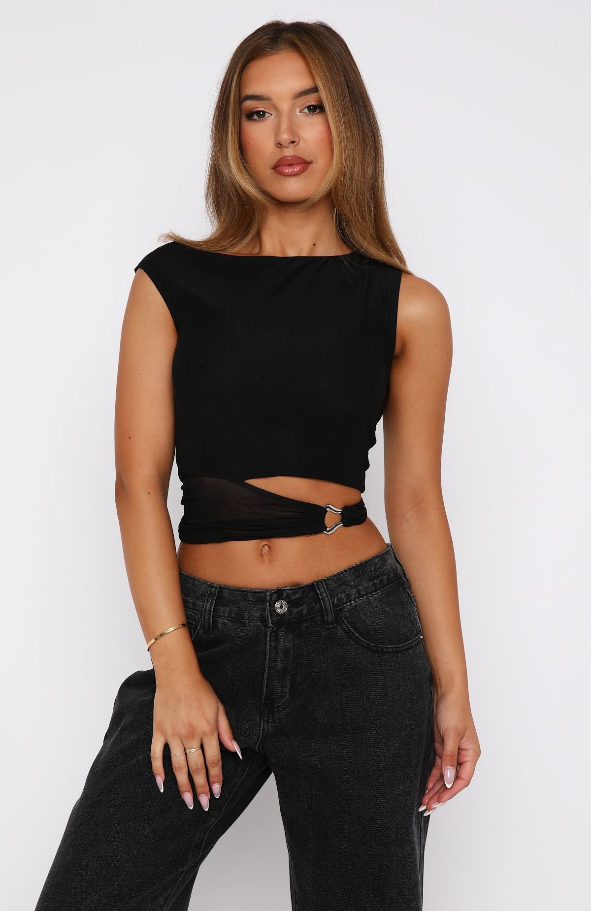Confessions Top Black | White Fox Boutique