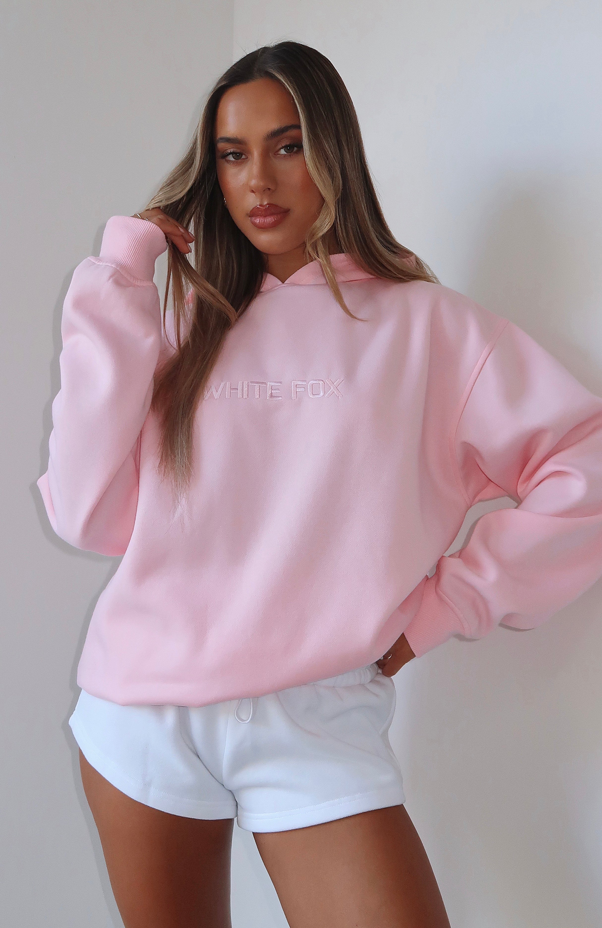 Stay Lifted Oversized Hoodie Posy | White Fox Boutique