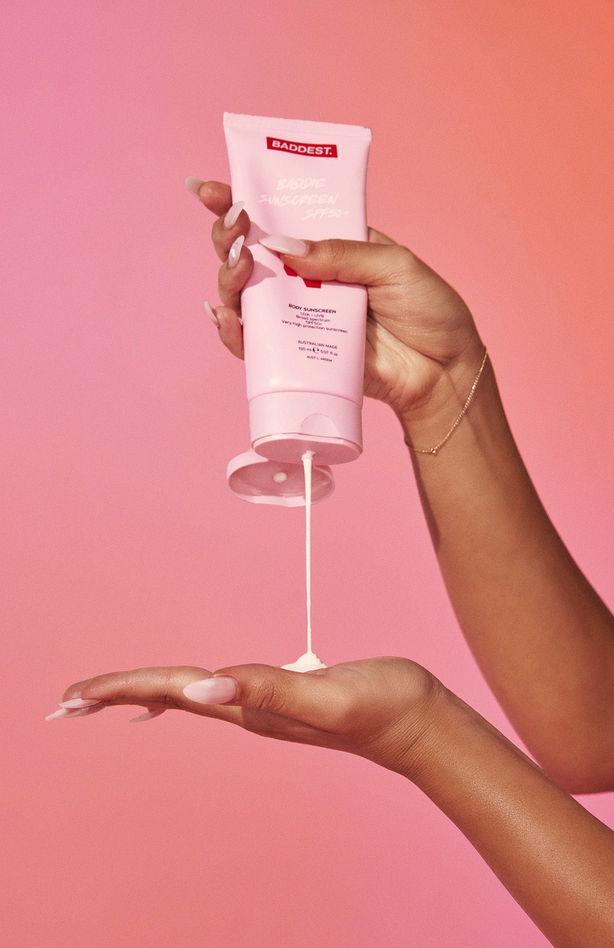 BADDEST Baddie Sunscreen SPF50+ | White Fox Boutique