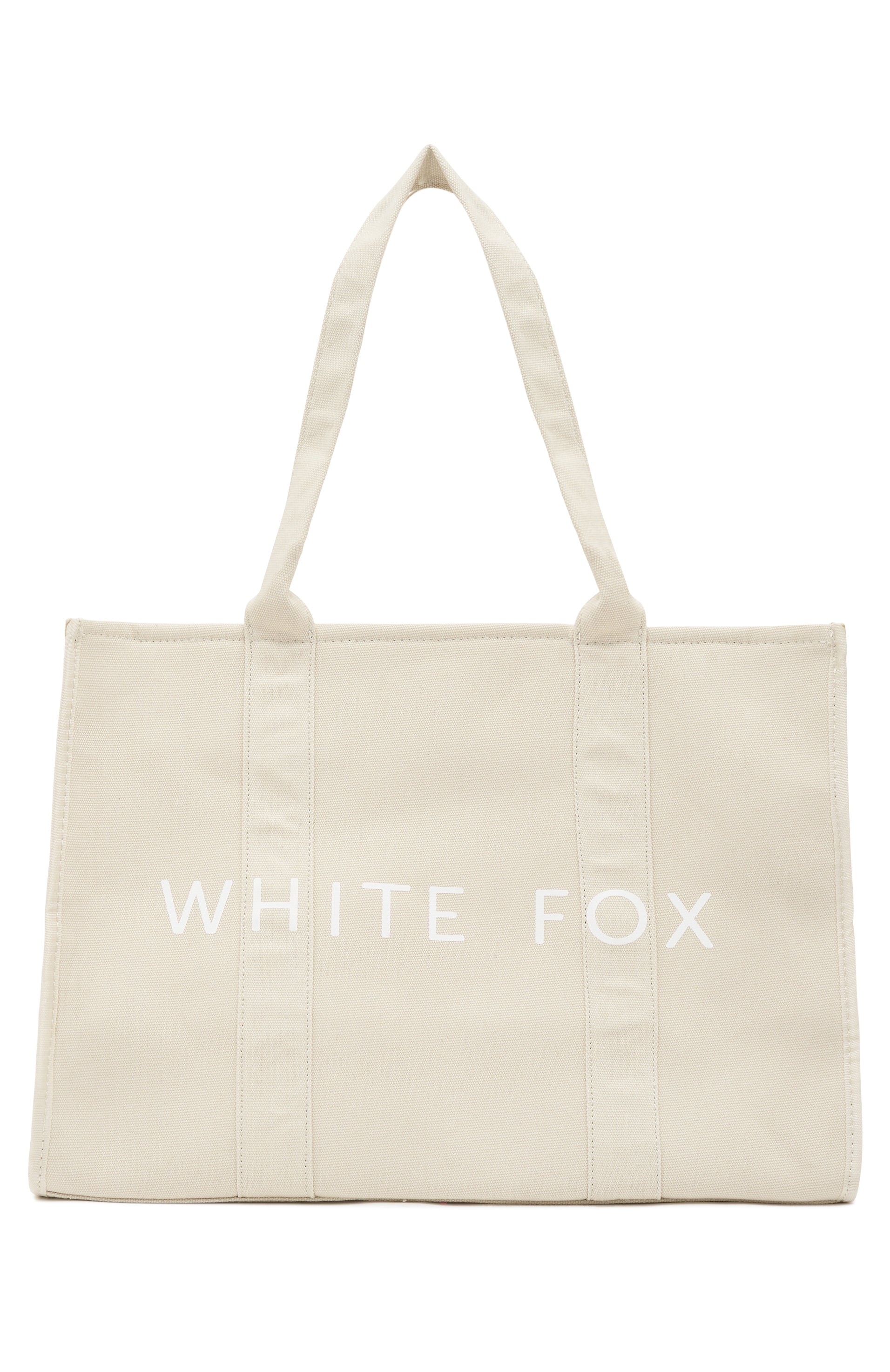 White Fox Tote Bag Beige | White Fox Boutique