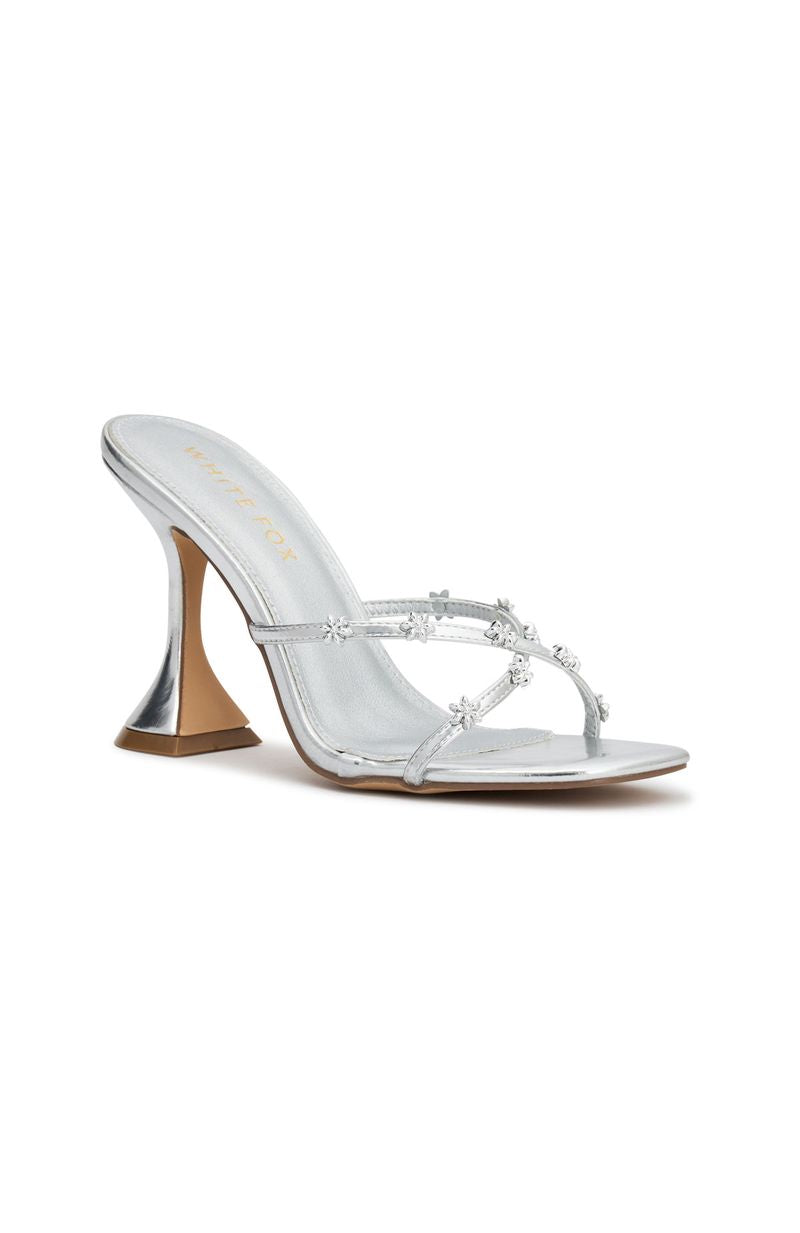 Effie Heels Silver | White Fox Boutique