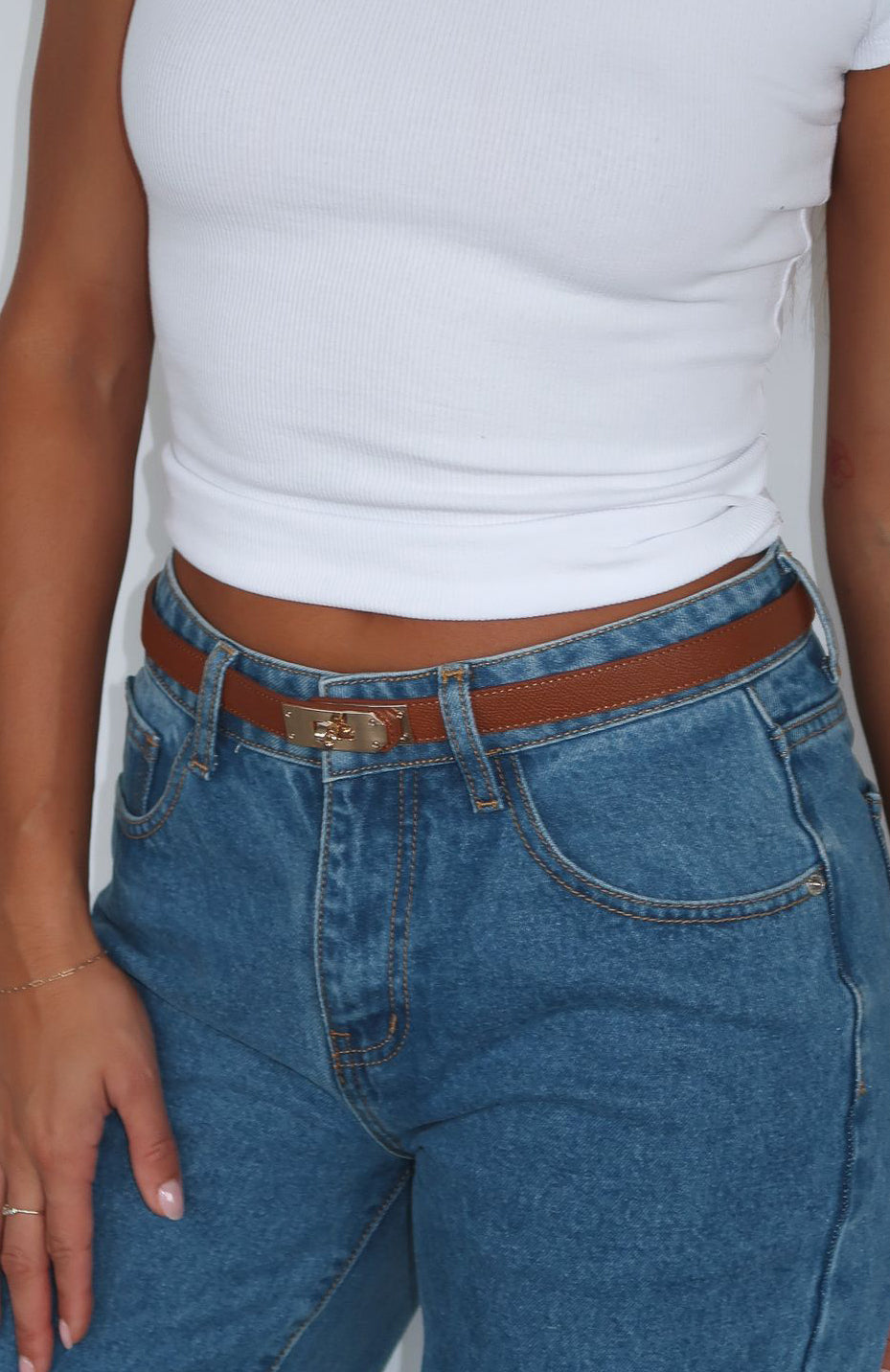 Zuri Belt Tan | White Fox Boutique