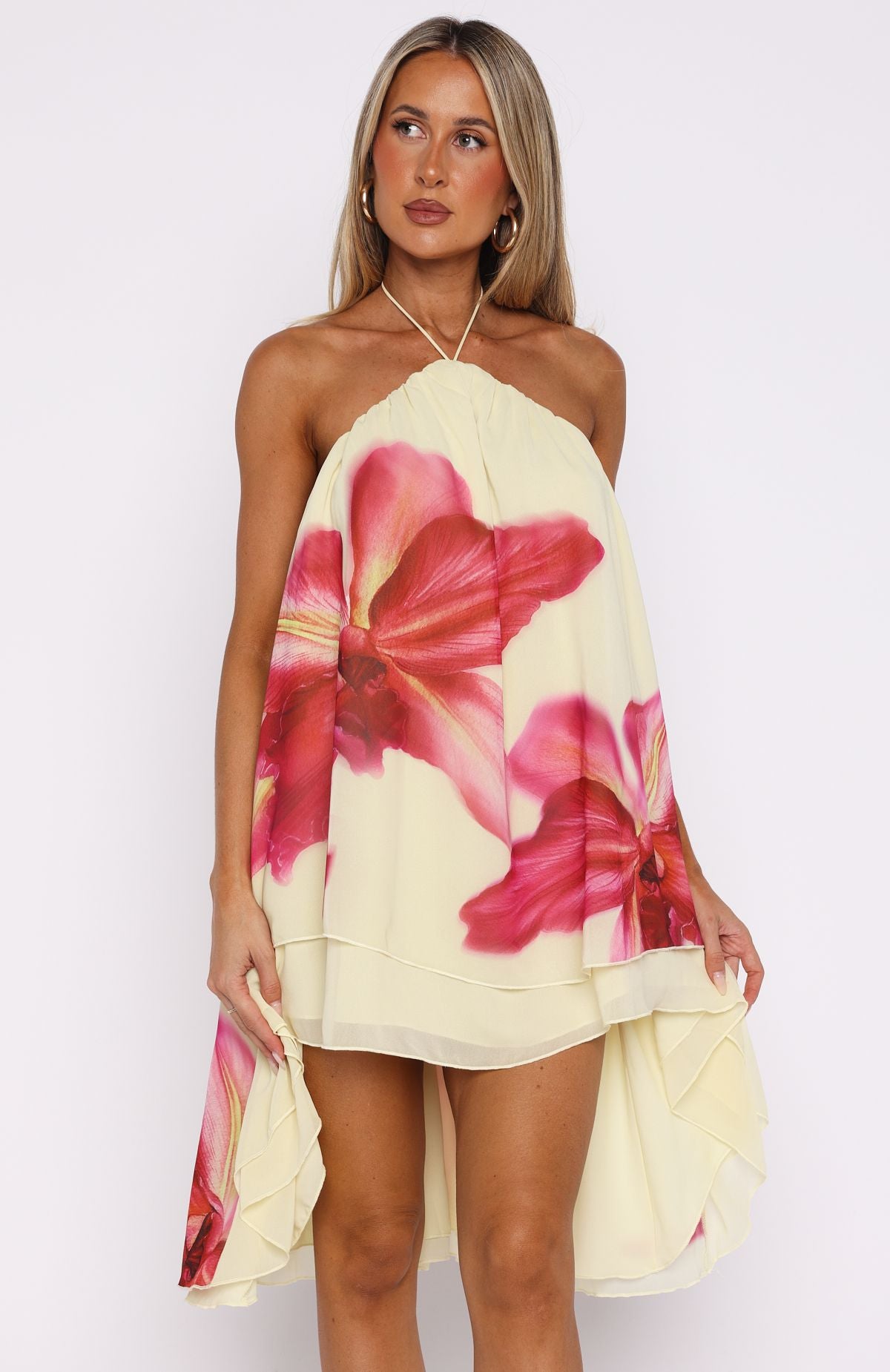 Heartbreaker Status Mini Dress Lemon Twist | White Fox Boutique