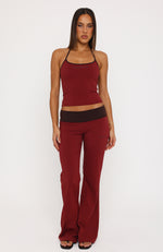 Glow Game Halter Top Red | White Fox Boutique