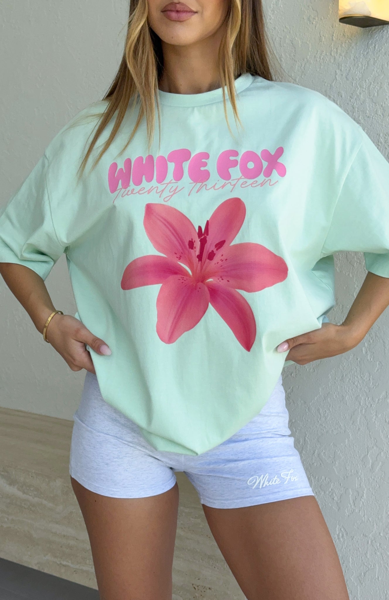 Got That Glow Oversized Tee Mint | White Fox Boutique