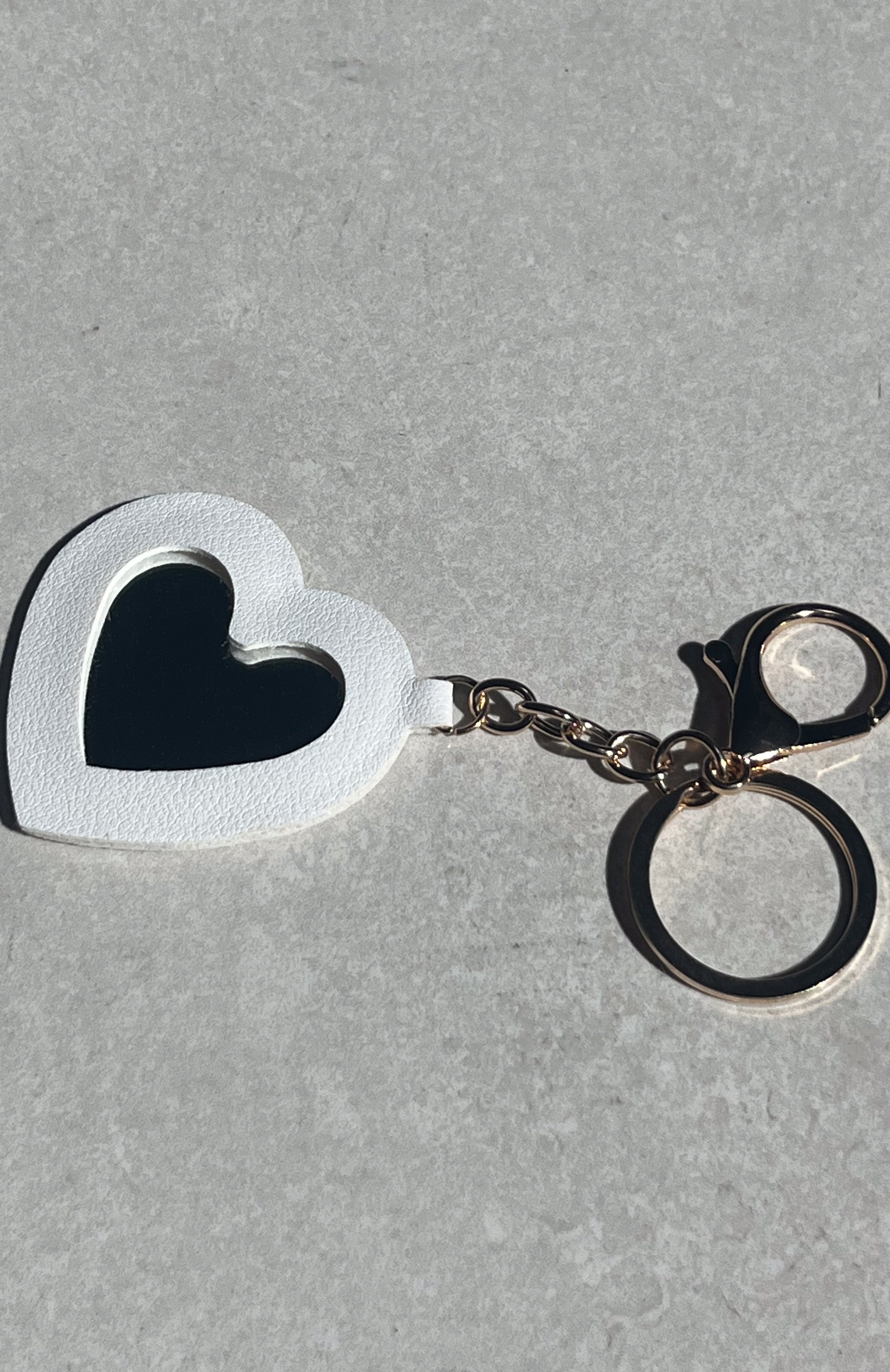 Haven Keychain White | White Fox Boutique