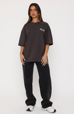 Made For The Heat Oversized Tee Charcoal | White Fox Boutique