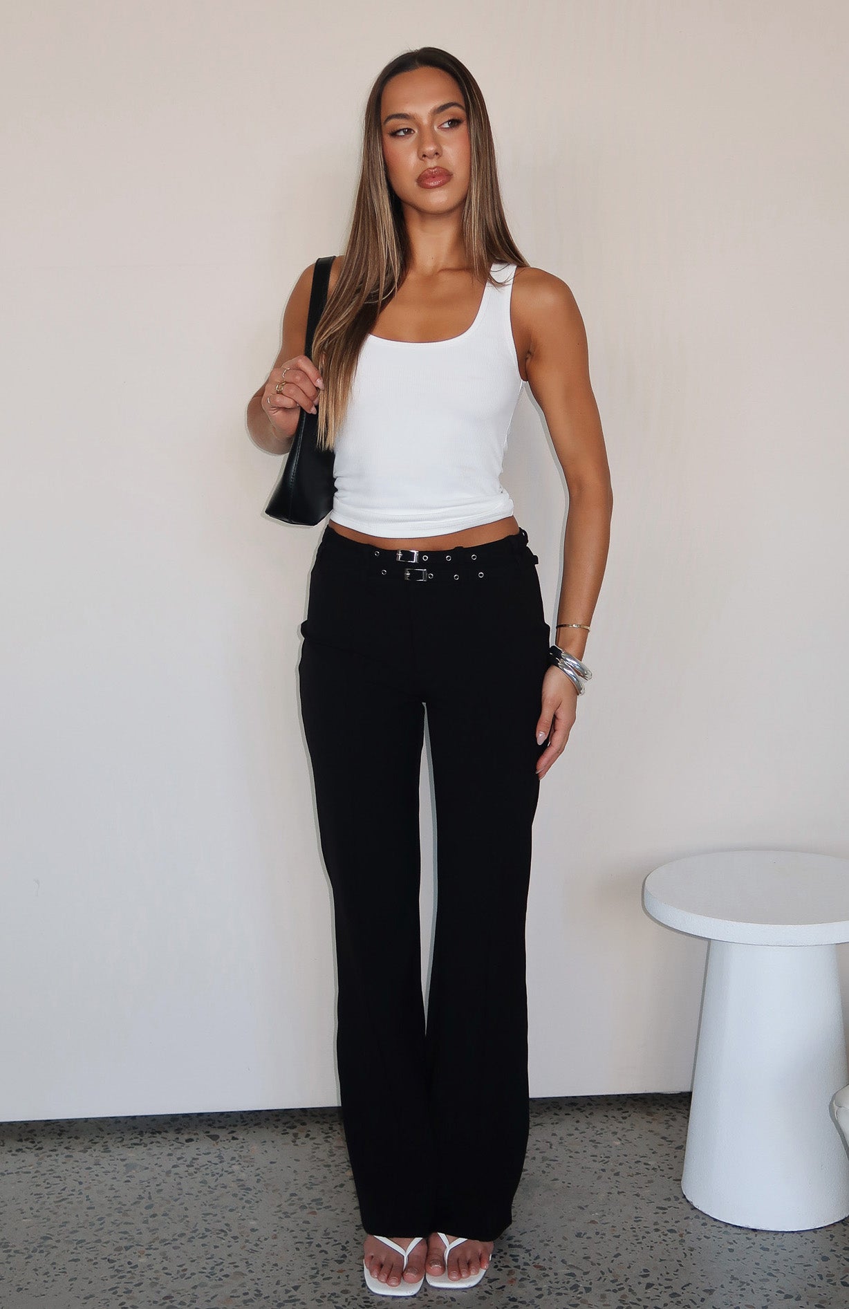 Party Of One Pants Black | White Fox Boutique