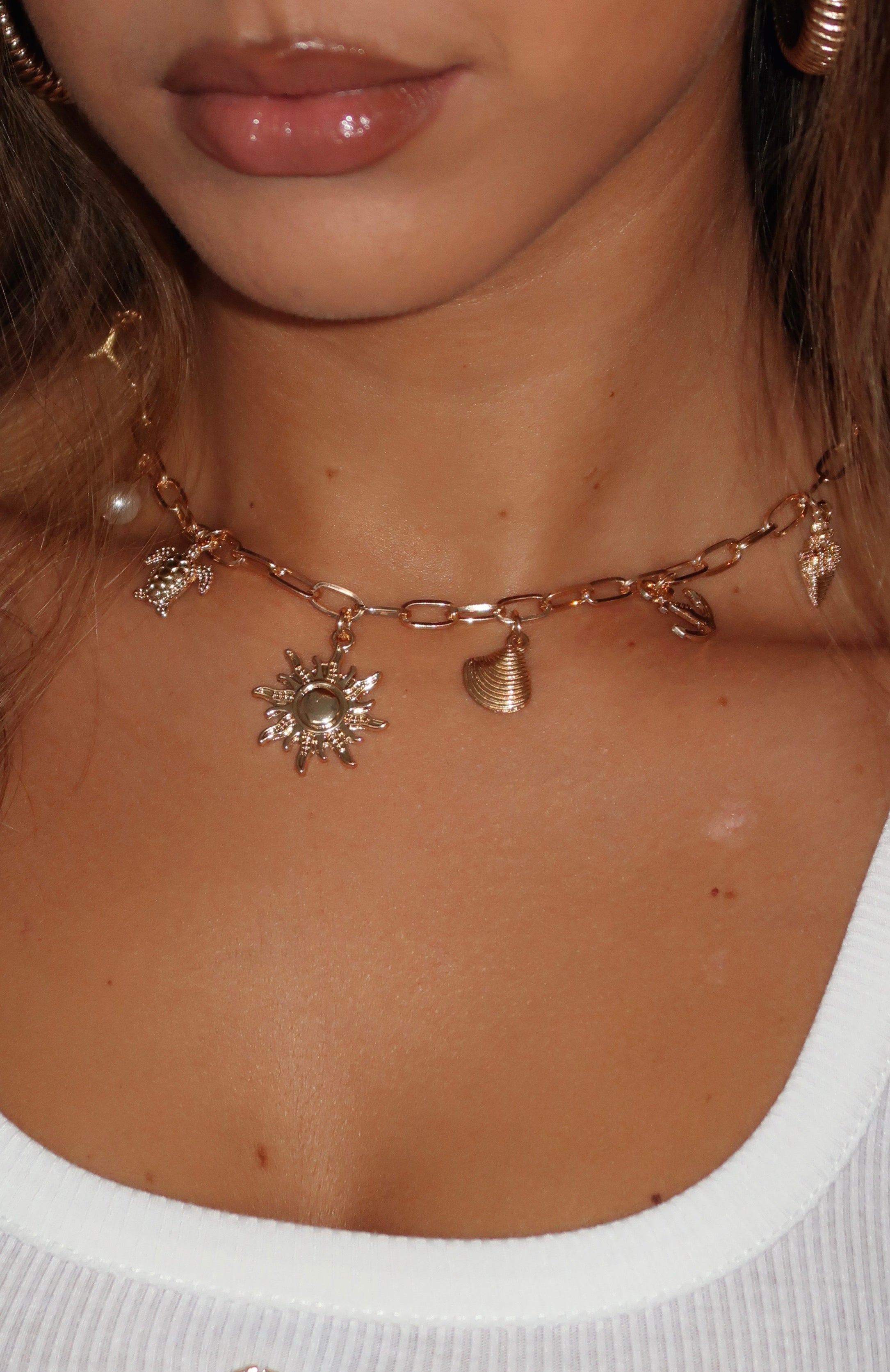 Mayer Necklace 3 Piece Set Gold | White Fox Boutique