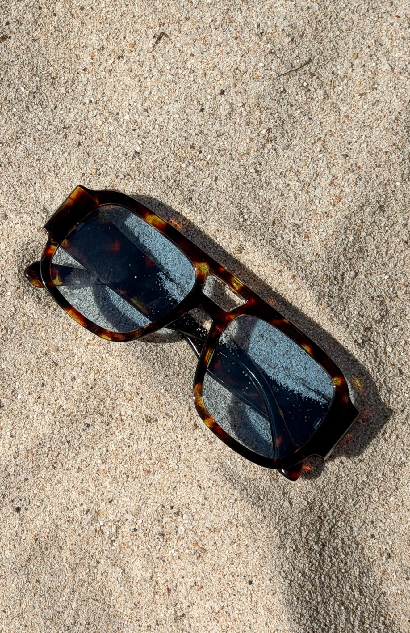 Tirza Sunglasses Tortoise/Blue | White Fox Boutique