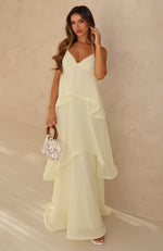 Twirl With Me Maxi Dress Lemon | White Fox Boutique