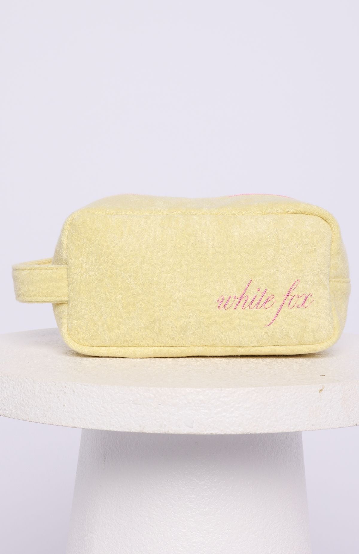 Lillian Cosmetic Bag Lemon | White Fox Boutique